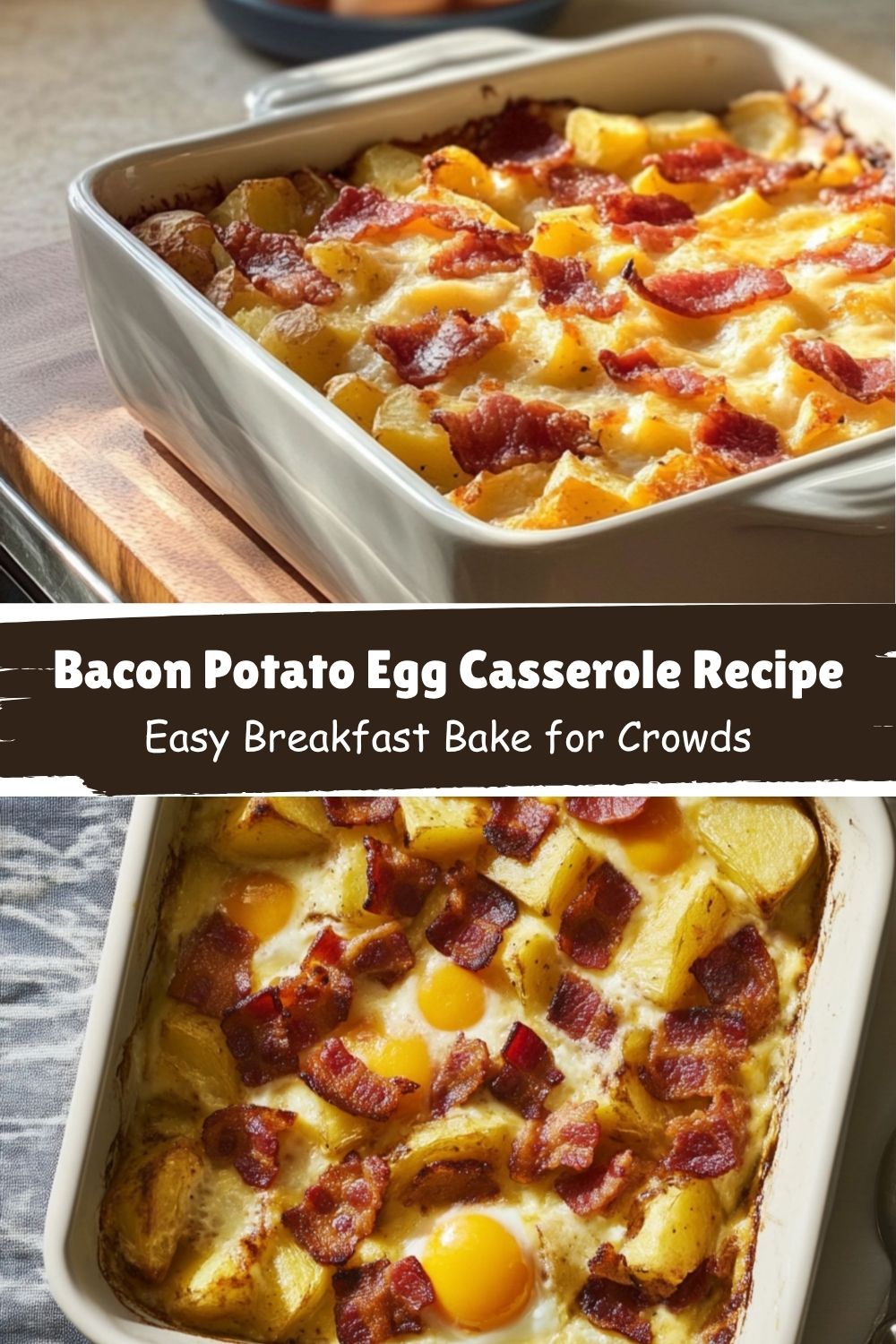 Bacon, Potato & Egg Casserole - The Comfort Spoon