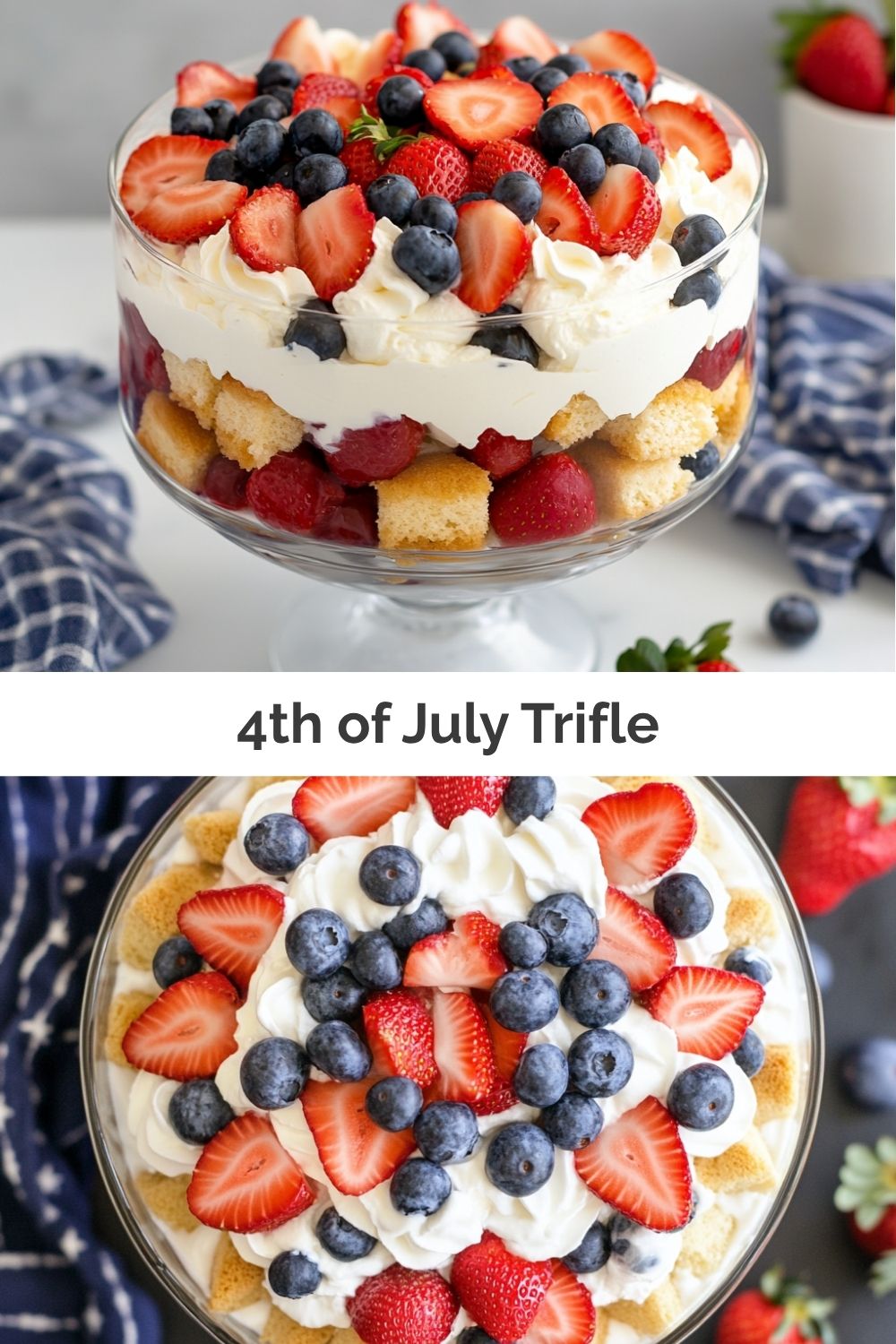 4th of July Trifle - The Comfort Spoon
