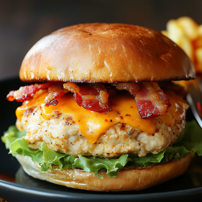 Crack Chicken Burgers - The Comfort Spoon