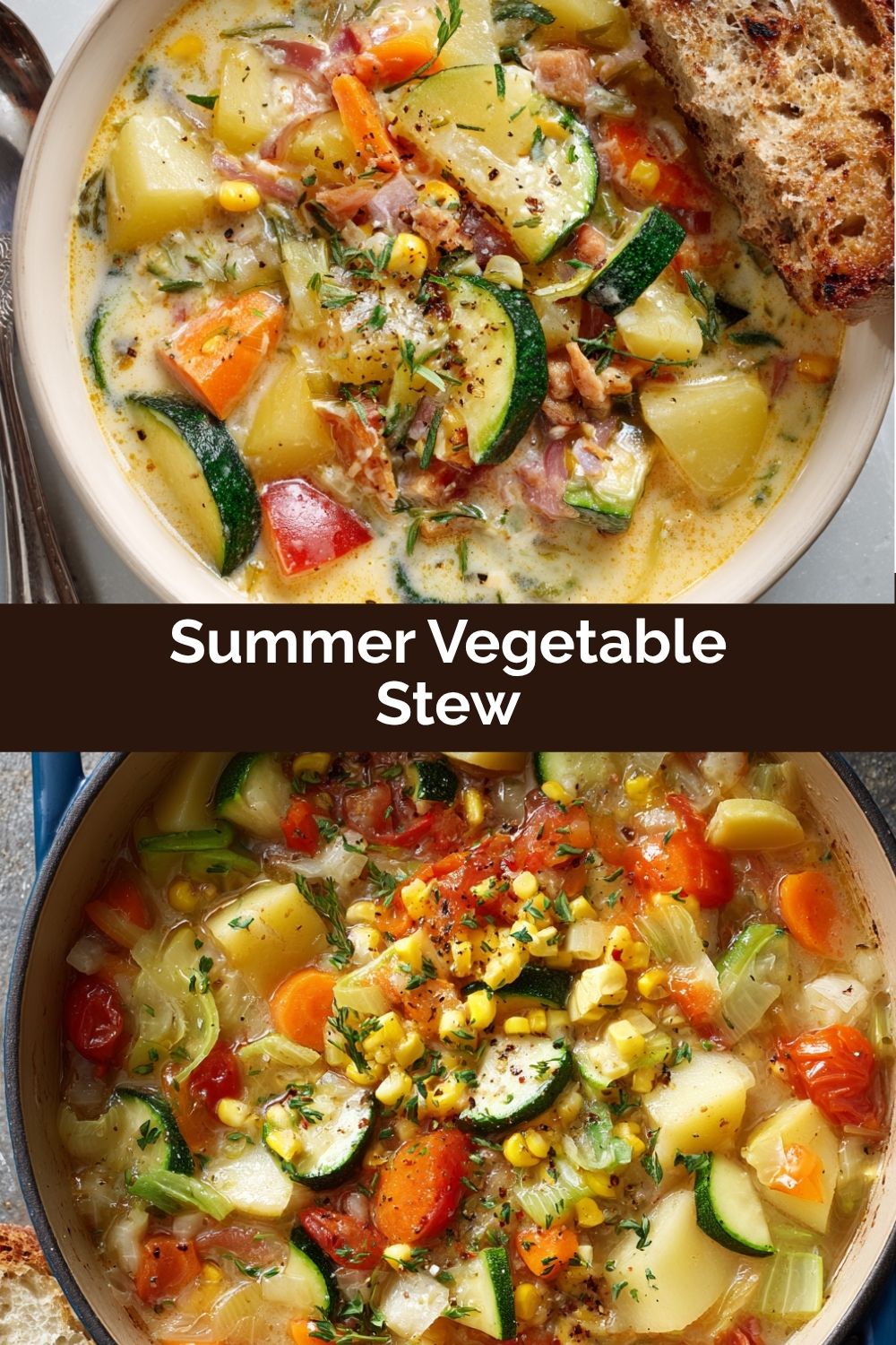 Summer Vegetable Stew - The Comfort Spoon
