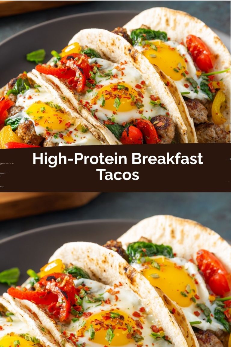 High-Protein Breakfast Tacos - The Comfort Spoon