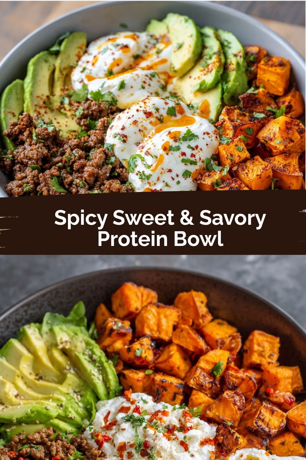 Spicy Sweet & Savory Protein Bowl - The Comfort Spoon