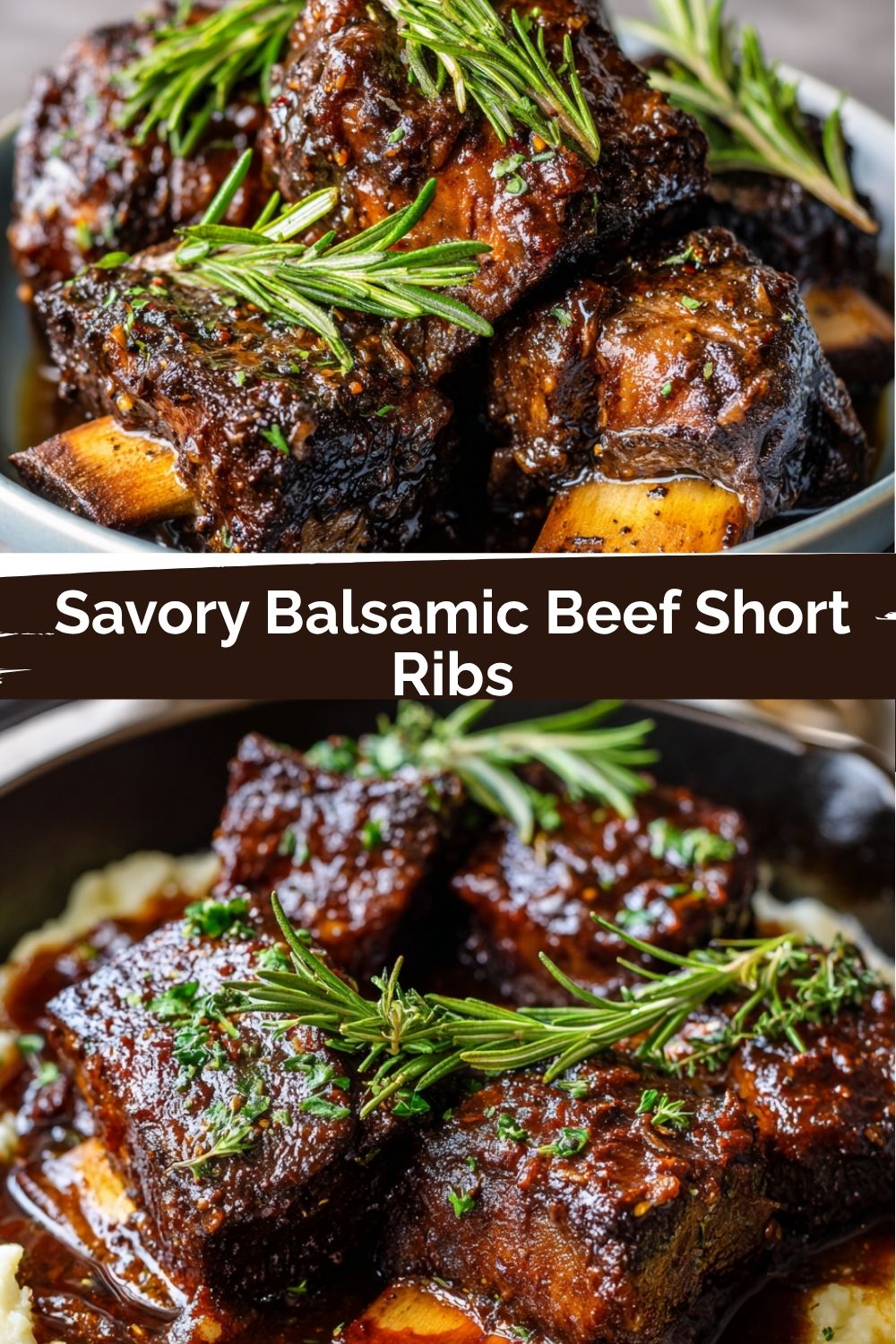 Savory Balsamic Beef Short Ribs - The Comfort Spoon