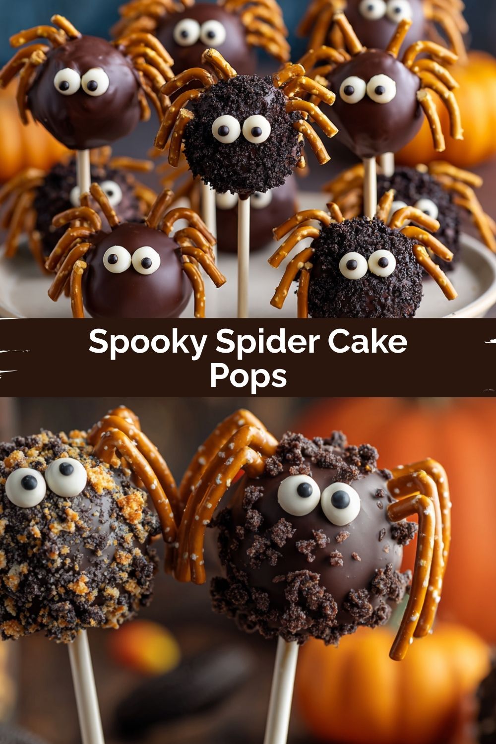 Spooky Spider Cake Pops - The Comfort Spoon