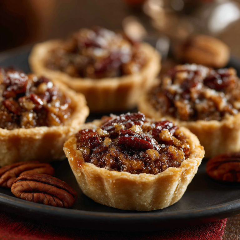 Mini Pecan Pie Tarts - The Comfort Spoon