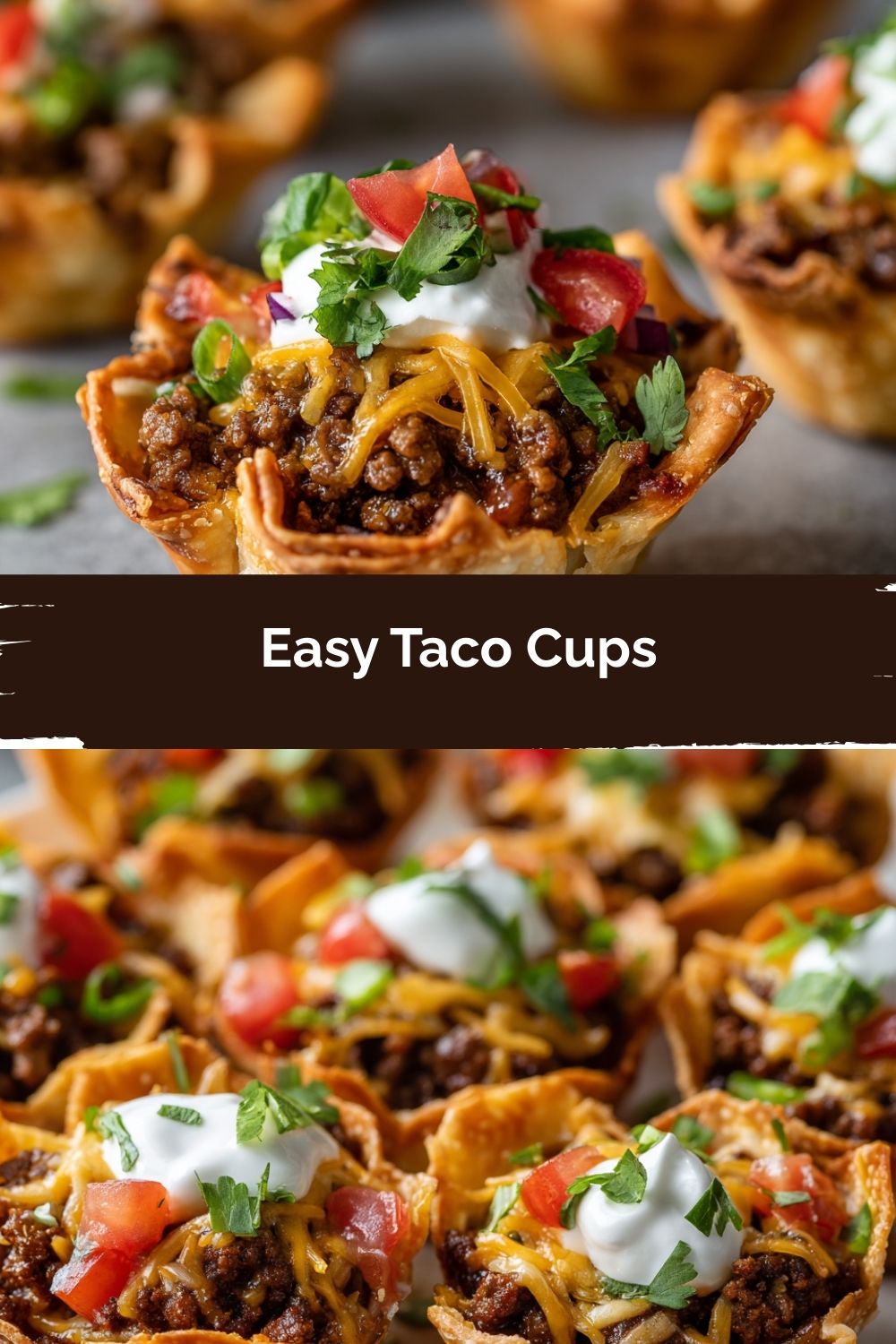 Easy Taco Cups - The Comfort Spoon
