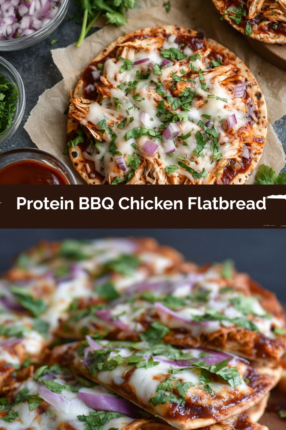 Protein BBQ Chicken Flatbread - The Comfort Spoon