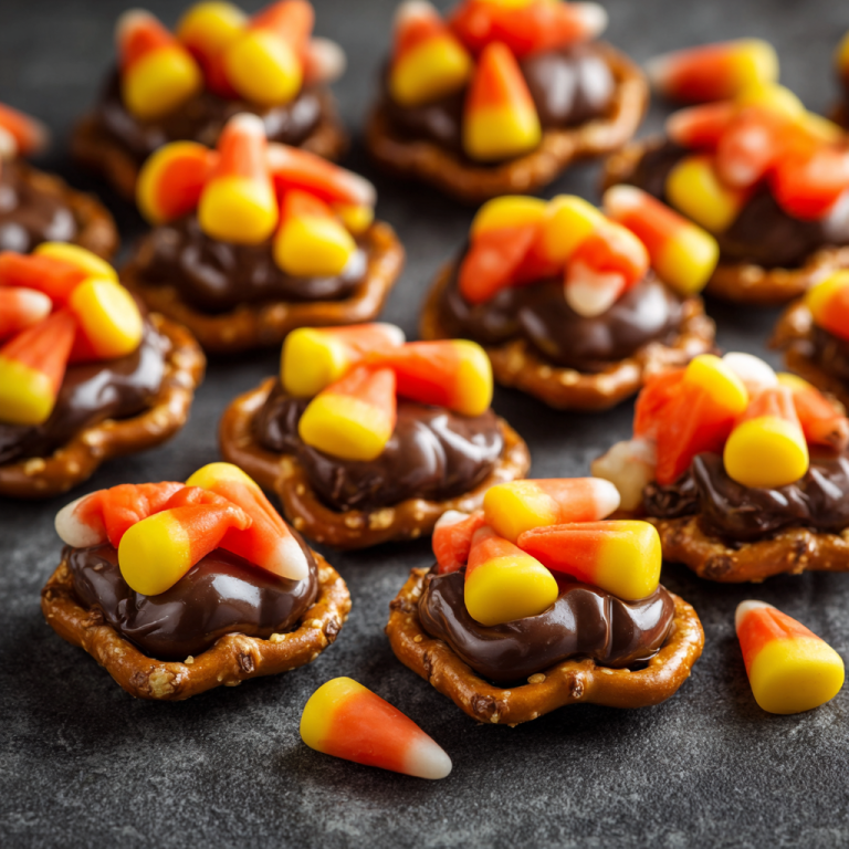 Candy Corn Pretzel Bites - The Comfort Spoon