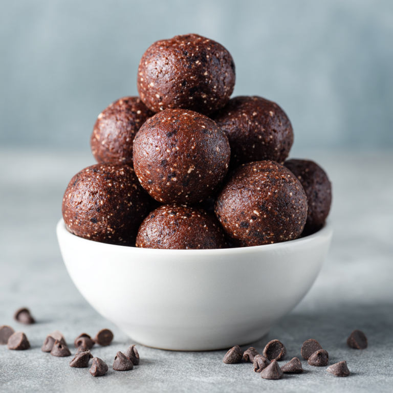 No-Bake Brownie Protein Bites : Rich, Fudgy, and Naturally Energizing ...