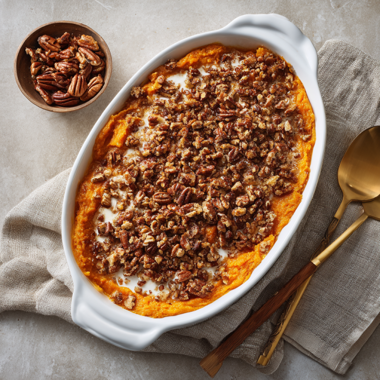 Sweet Potato Crunch Casserole - The Comfort Spoon
