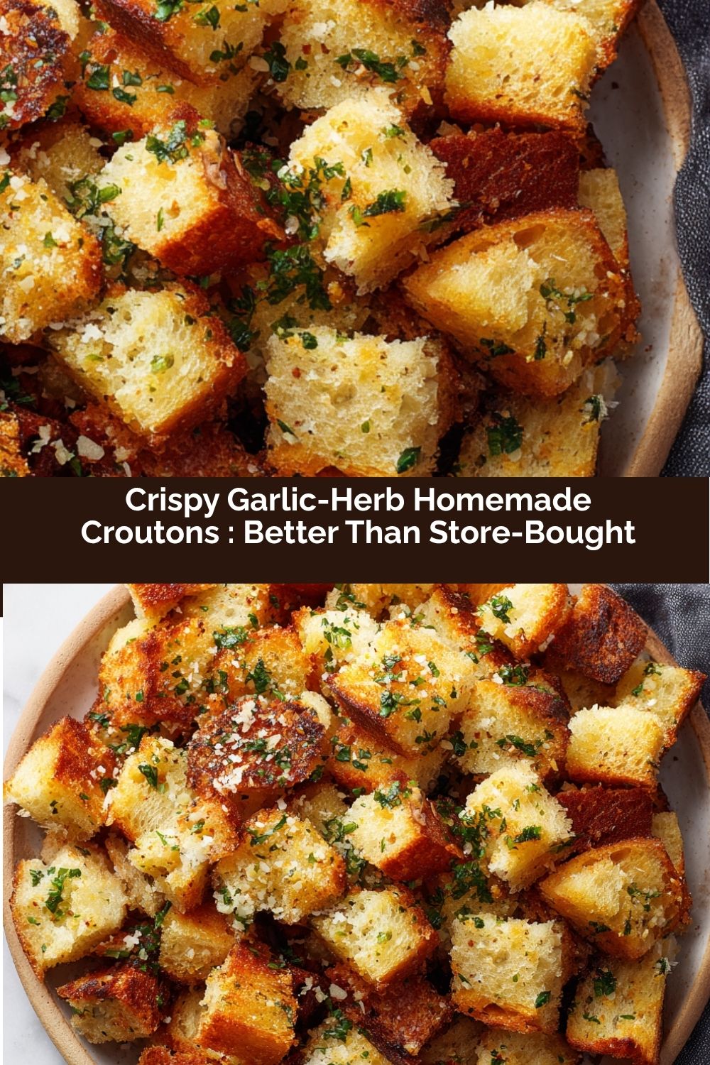 Crispy Garlic-Herb Homemade Croutons : Better Than Store-Bought - The ...
