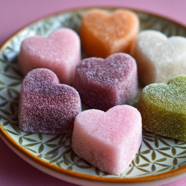Heart-Shaped Mochi : Sweet, Chewy Bites of Love - The Comfort Spoon