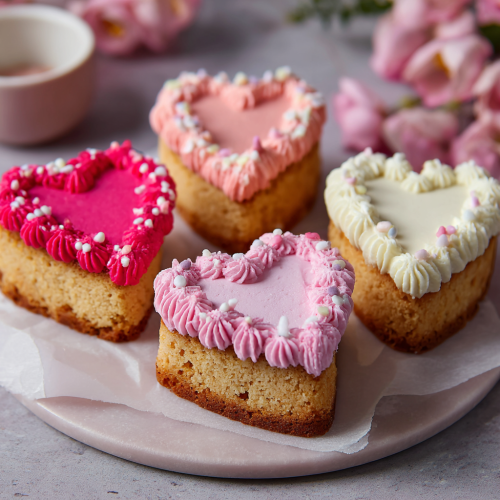 Mini Heart Cakes : Bite-Sized Love You Can Bake - The Comfort Spoon