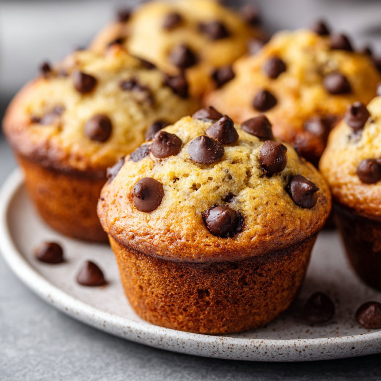 Banana Bread Muffins with Chocolate Chips: Soft, Sweet & Irresistible ...
