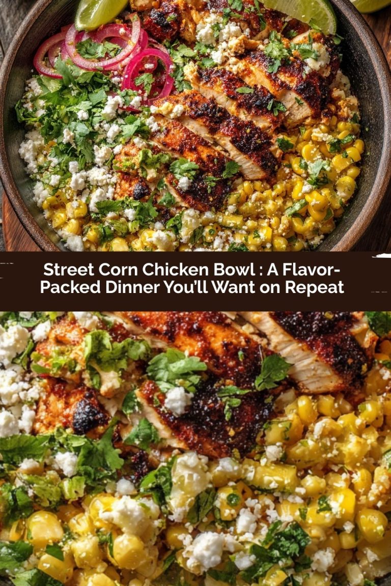 Street Corn Chicken Bowl : A Flavor-Packed Dinner You’ll Want on Repeat ...