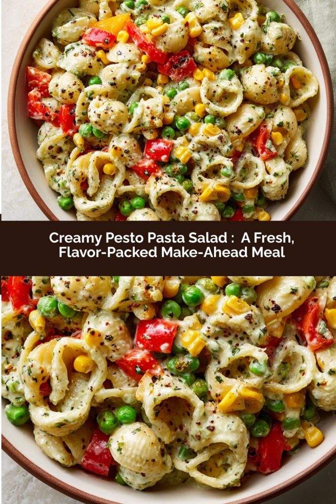 Creamy Pesto Pasta Salad : A Fresh, Flavor-Packed Make-Ahead Meal - The ...