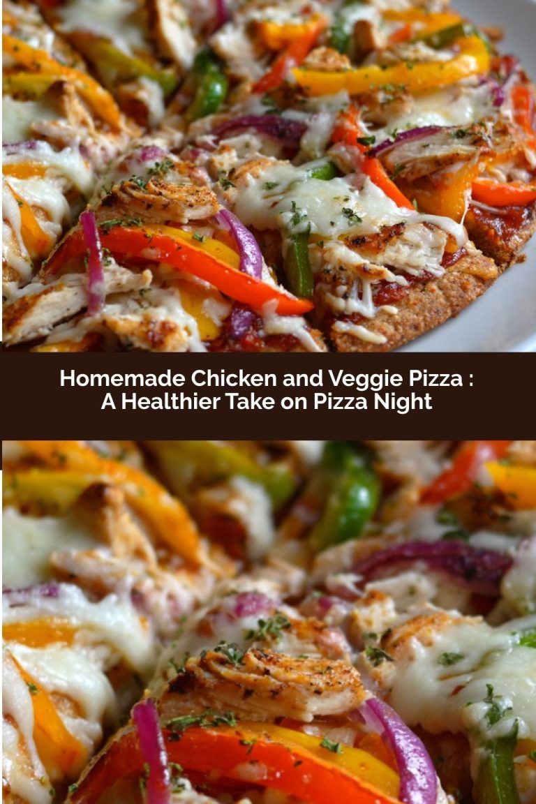 Homemade Chicken and Veggie Pizza : A Healthier Take on Pizza Night ...