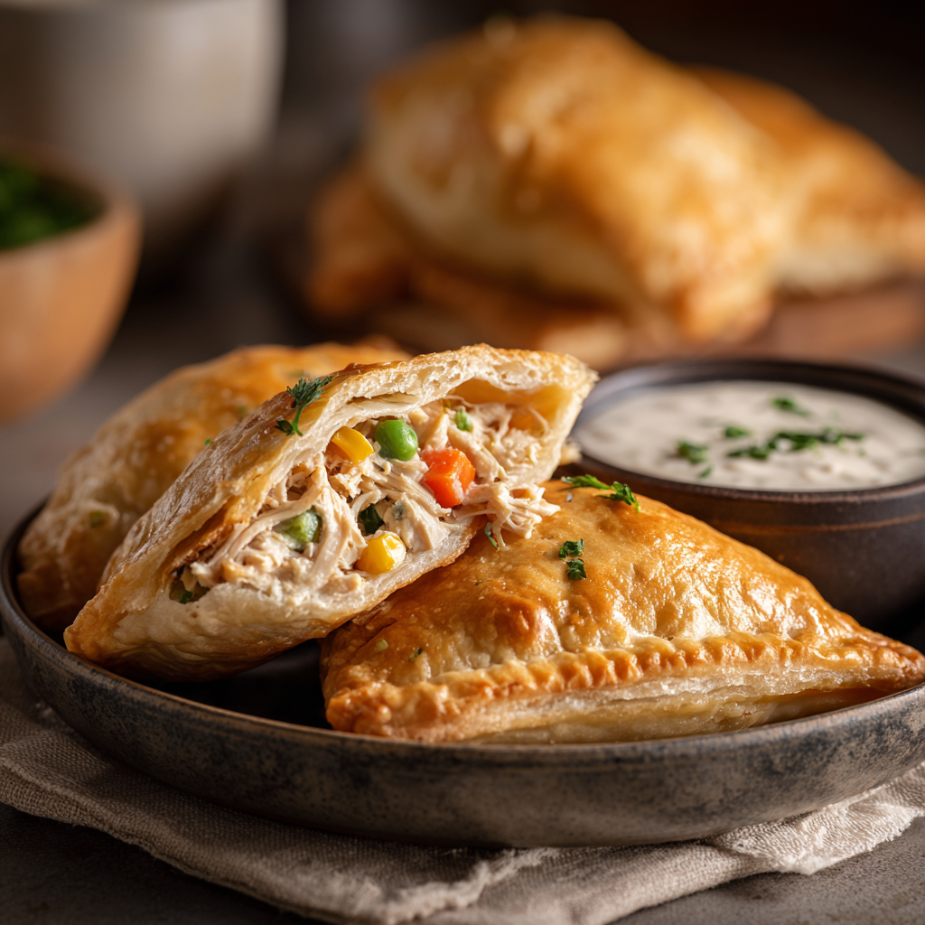 Chicken Pot Pie Pockets : Cozy Comfort in a Hand-Held Bite - The ...