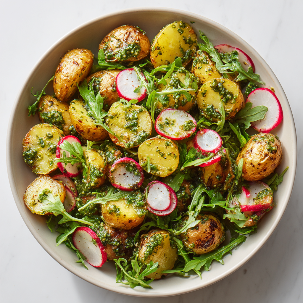Roasted Potato Salad with Pesto and Arugula : A Fresh Take on a Classic ...