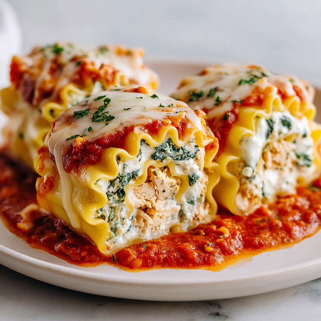 Chicken Lasagna Roll-Ups with Ricotta & Spinach (Easy & Mess-Free ...